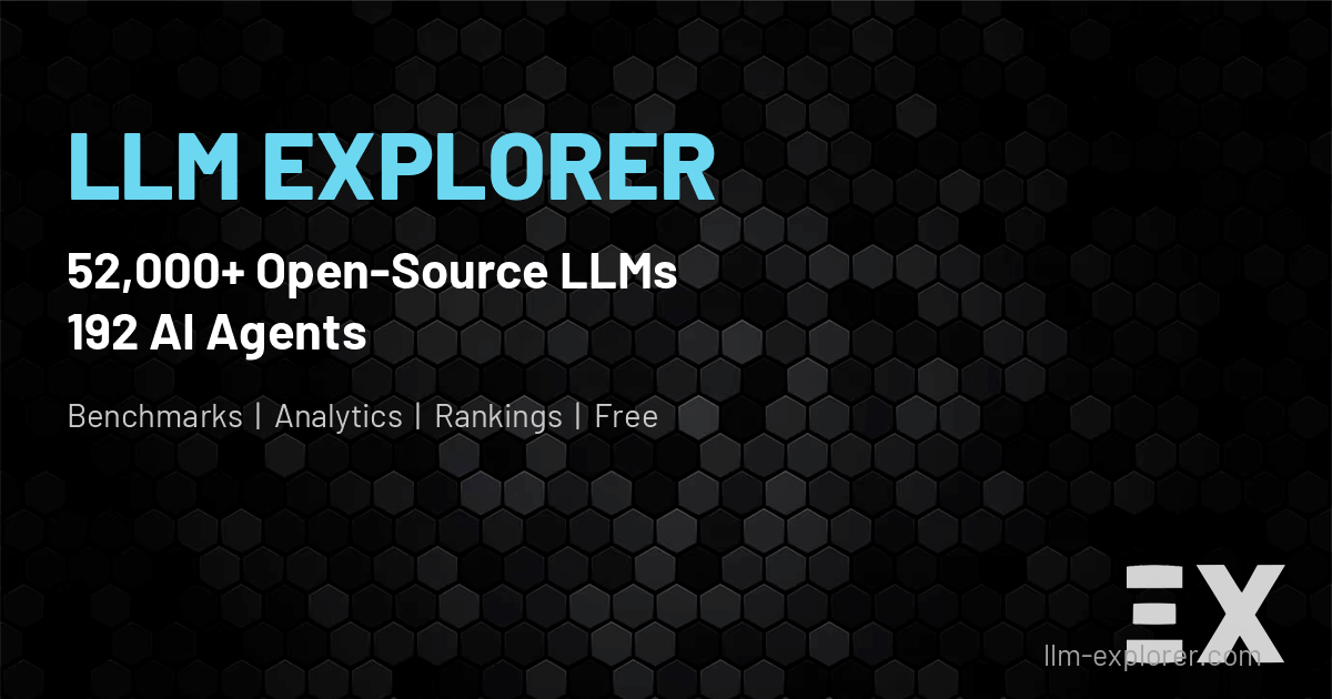 LLM Explorer: AI Agent and Open-Source Language Model Directory